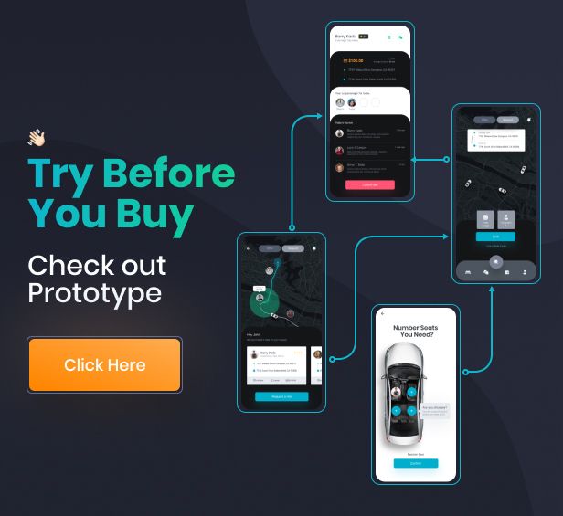 RideTalk | A Carpooling Mobile App and Landing Page Figma Template - code.market