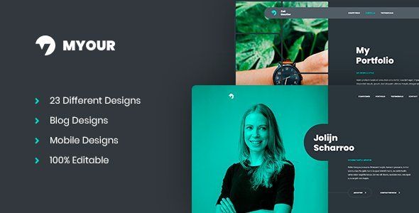Myour - Personal CV/Resume PSD Template - code.market