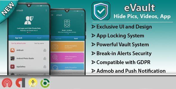 eVault - Hide Pics, Videos with AppLocker | Beautiful - code.market