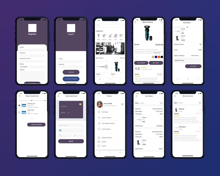 XFShop E-Commerce App | Xamarin Forms - code.market