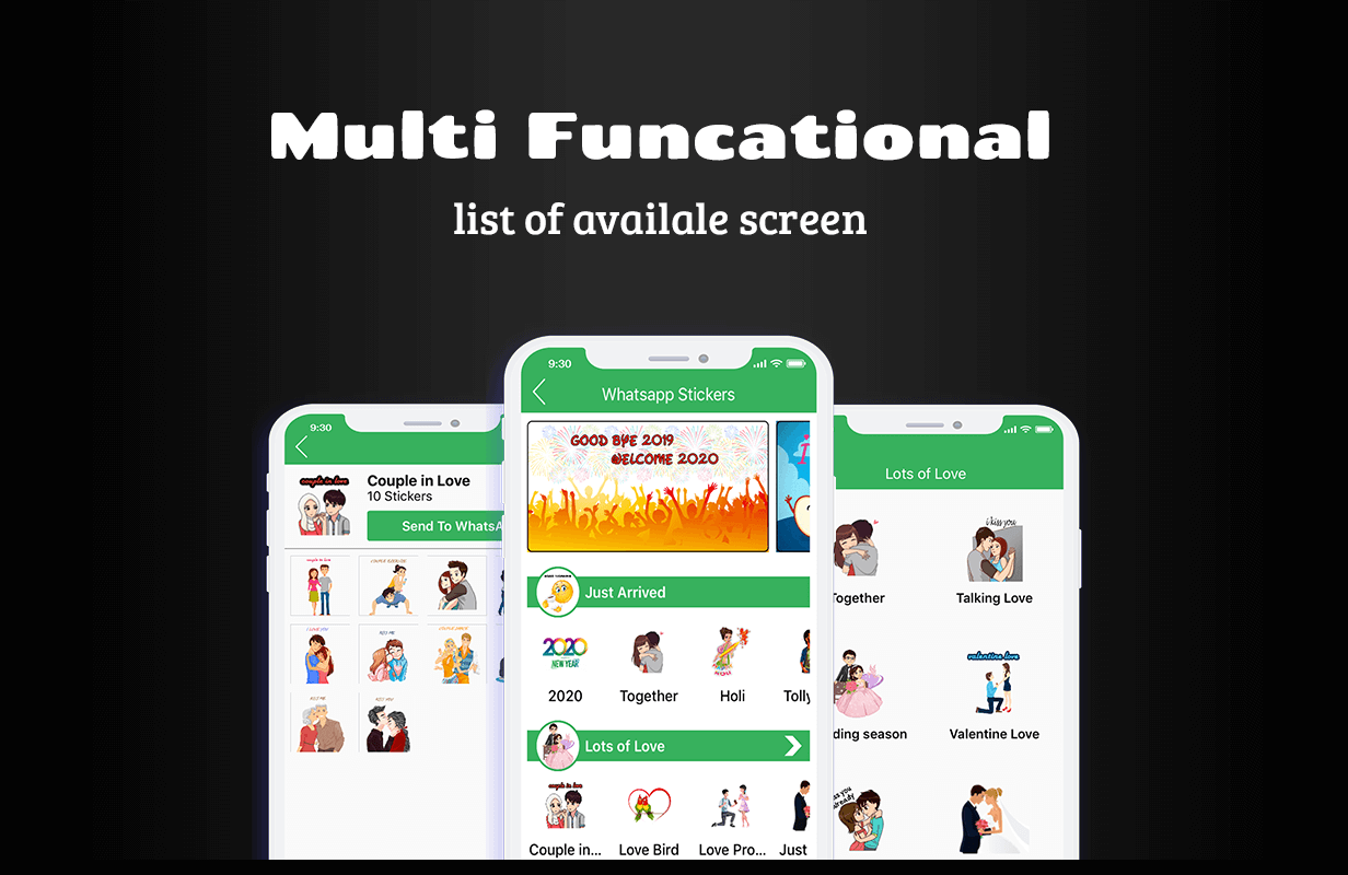 Sticker for Whatsapp - Android App (Admin Panel + - code.market