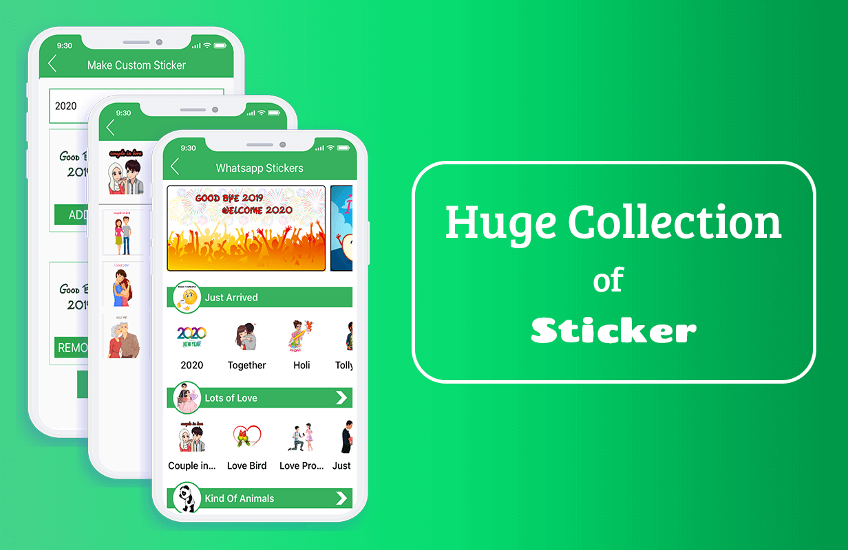 Sticker for Whatsapp - Android App (Admin Panel + - code.market