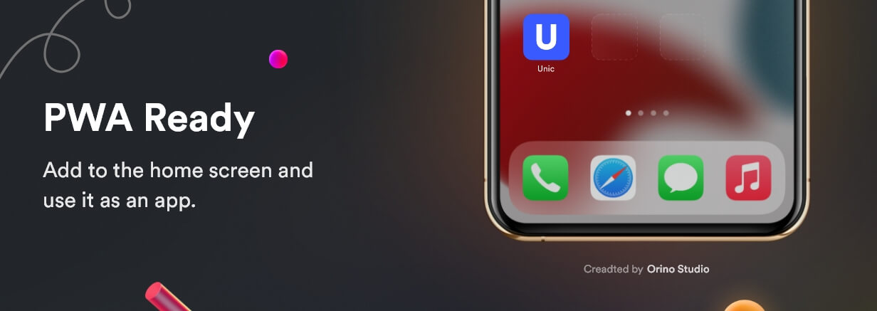 Unic – NFT Marketplace HTML Mobile Template - code.market