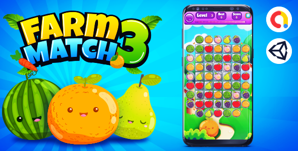 Farm 3 Match Game Template Unity - code.market