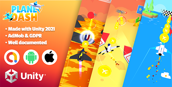 Plane Dash - Unity Hyper Casual Game - code.market