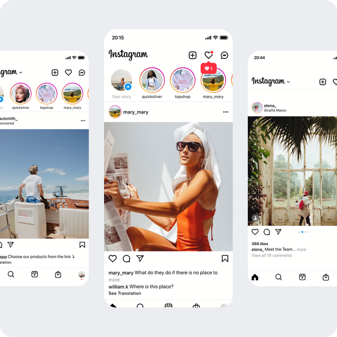 Instagram mockup - code.market