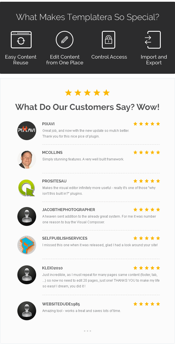 Templatera - Template Manager for WPBakery Page Builder - code.market