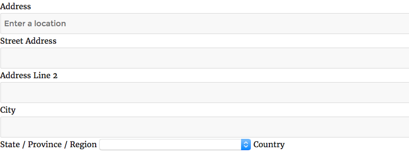 Gravity Forms Address Autocomplete - code.market