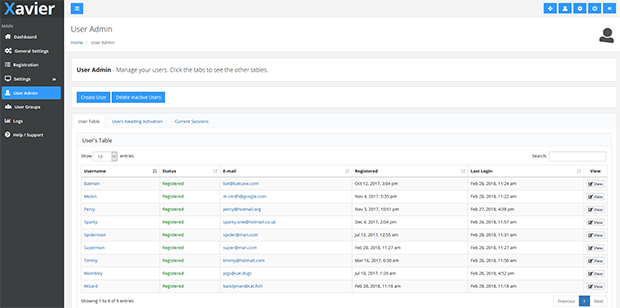 Xavier - PHP Login Script & User Management Admin Panel - code.market Xavier - PHP Login Script & User Management Admin Panel - code.market