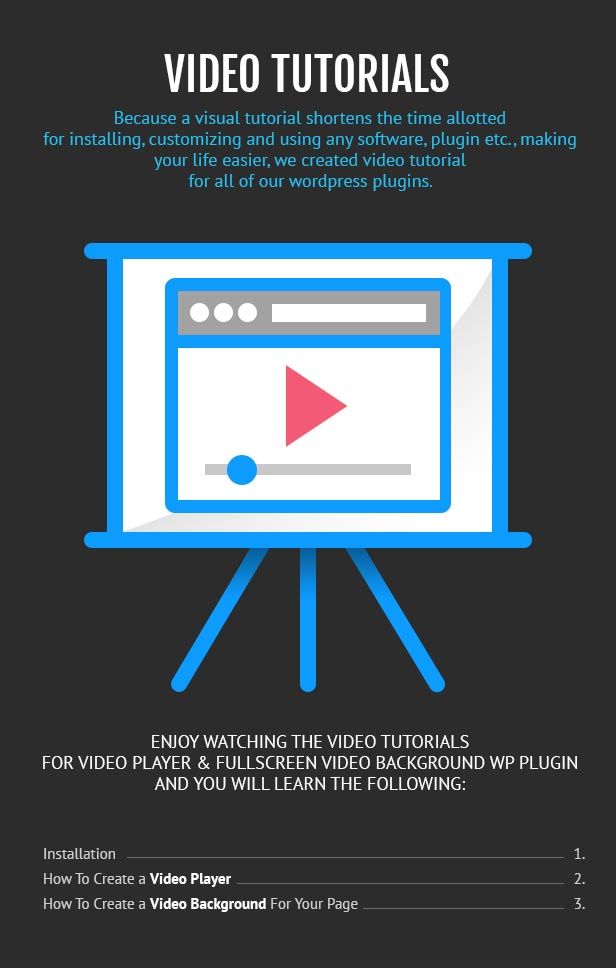 Video Player & FullScreen Video Background - WP Plugin - code.market