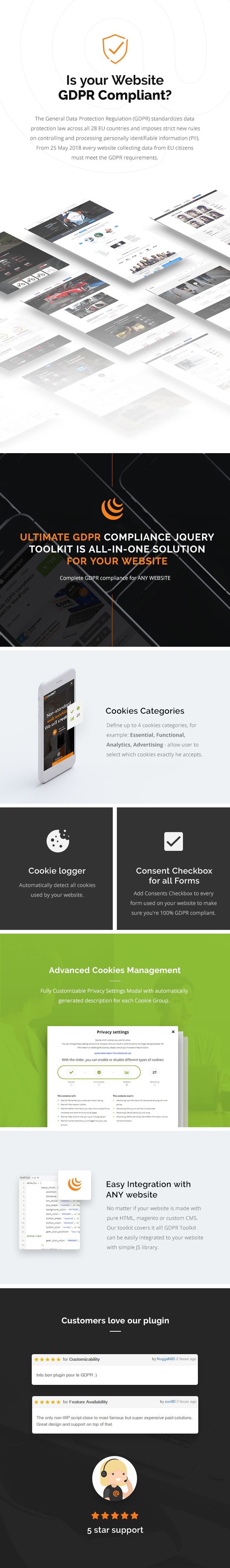 Ultimate GDPR Compliance jQuery Toolkit - code.market