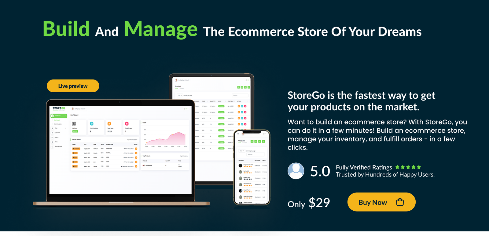 StoreGo SaaS - Online Store Builder - code.market