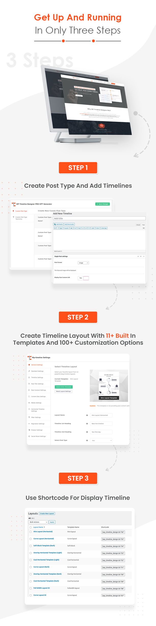 WP Timeline Designer Pro - WordPress Timeline Plugin - code.market
