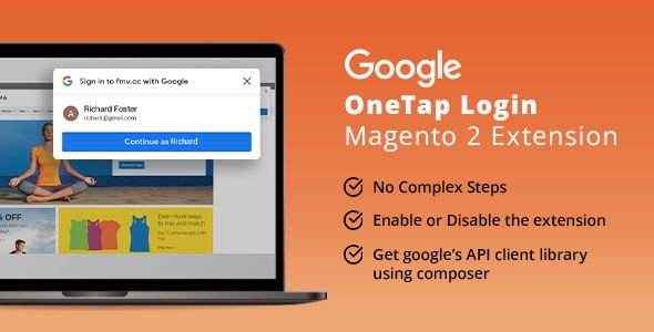 Google One Tap Login Magento 2 Extension - code.market