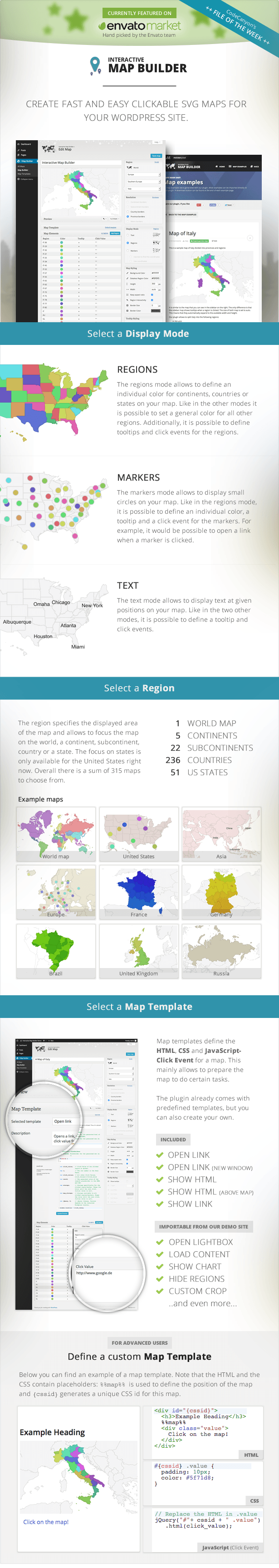 Interactive Map Builder for WordPress - code.market