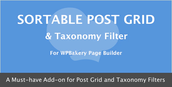 WPBakery Page Builder - Sortable Grid & Taxonomy filter - code.market