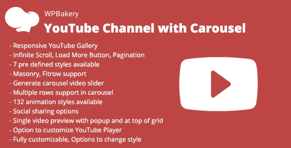 WPBakery YouTube Channel with Carousel Addon - code.market