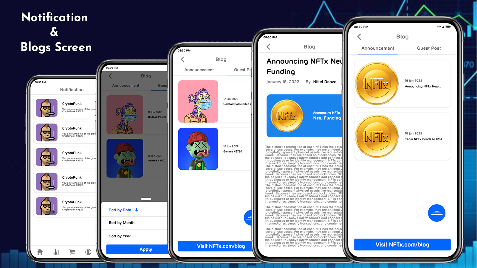 xNFT - NFT Marketplace Flutter App UI Kit - code.market