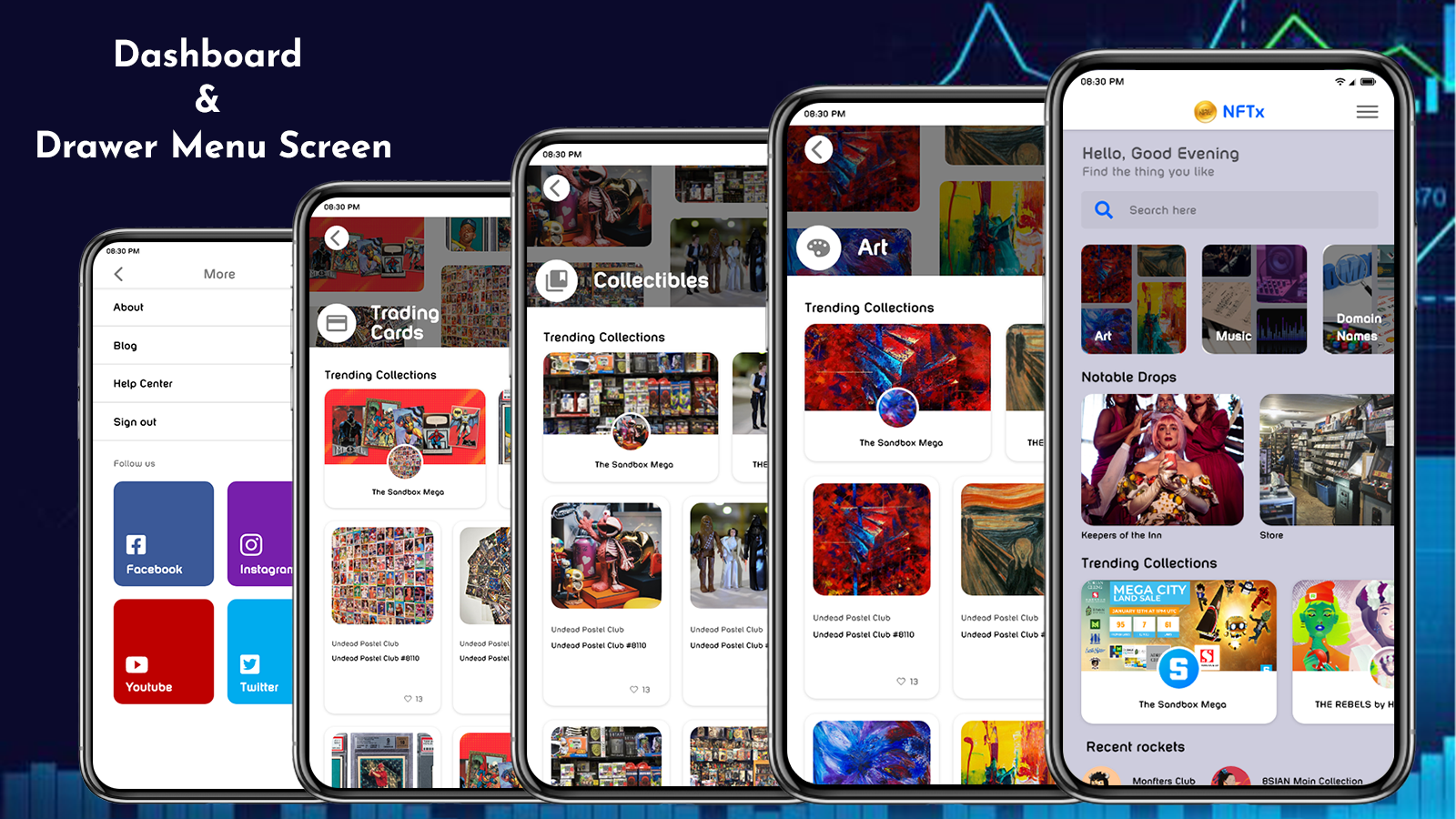 xNFT - NFT Marketplace Flutter App UI Kit - code.market