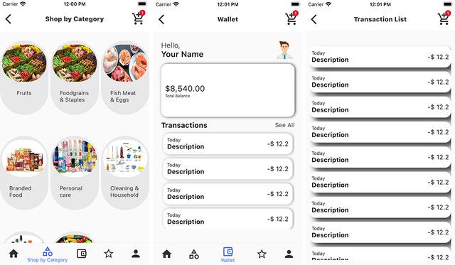 GroMart | Grocery & Vegetables Flutter App Template | - code.market