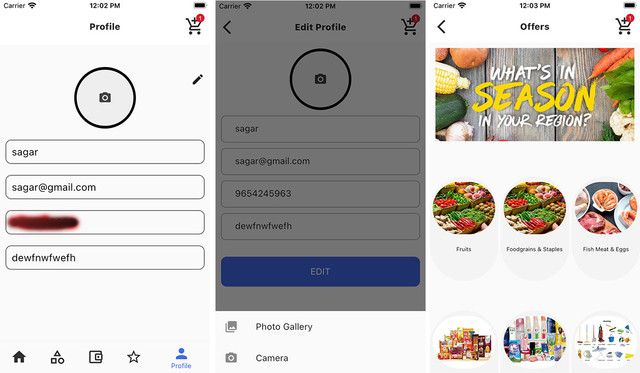 GroMart | Grocery & Vegetables Flutter App Template | - code.market
