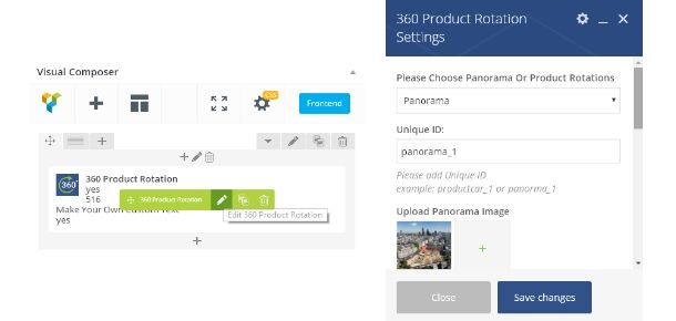 360 Product & Panorama Rotation - WPBakery Page Builder Addon - code.market