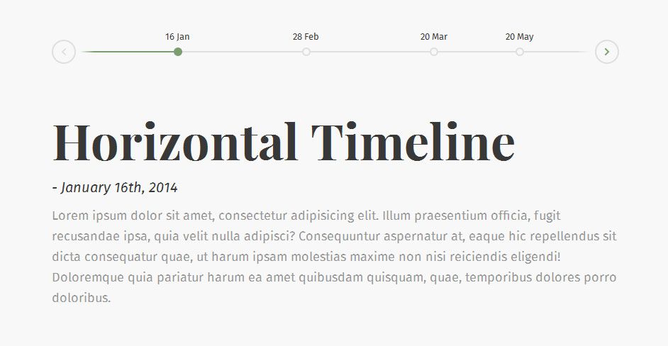 Timeline and History Slider - Vertical and Horizontal - code.market