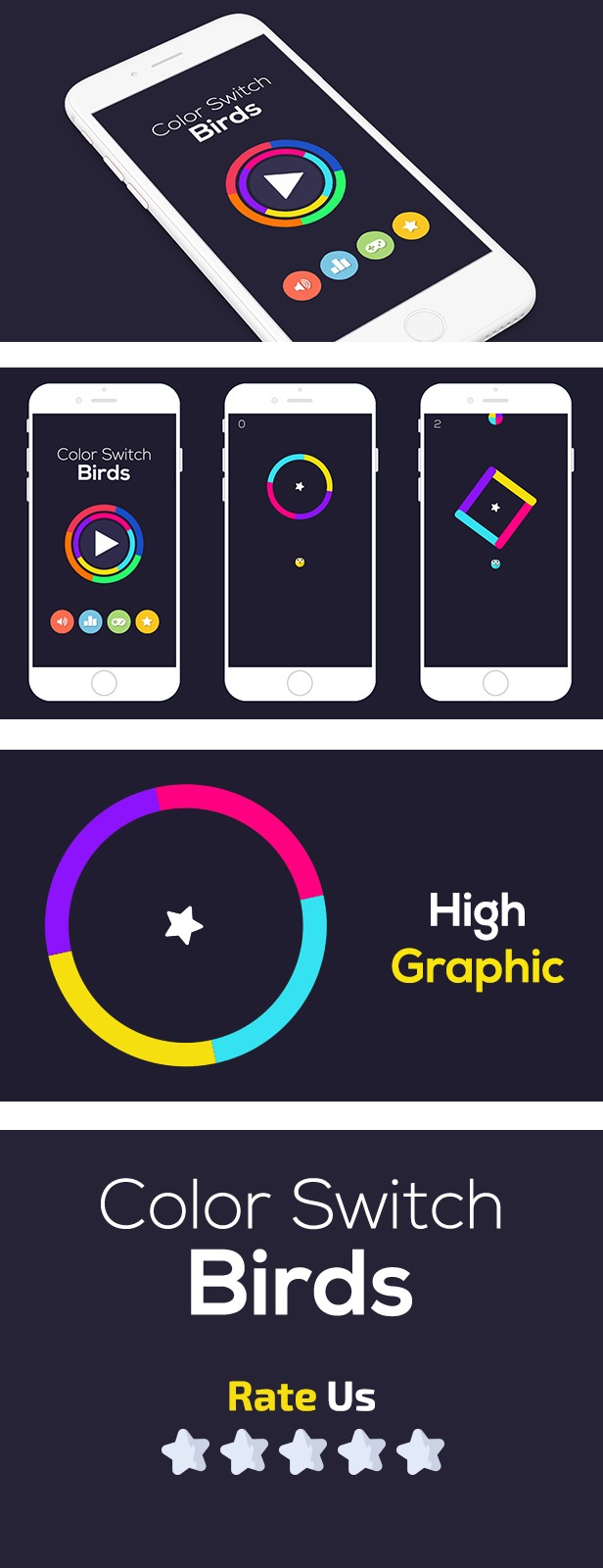 COLOR SWITCH BIRDS BUILDBOX PROJECT WITH ADMOB - code.market