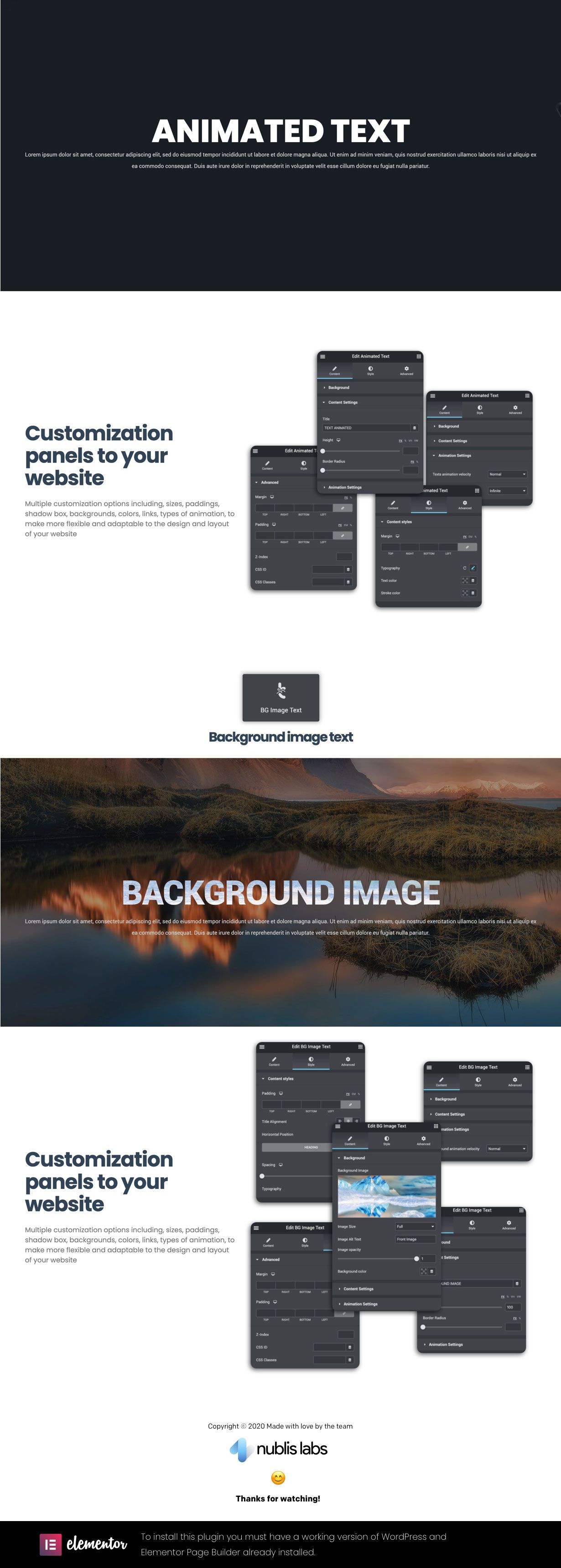 Taypo animated headings - widget for elementor - code.market