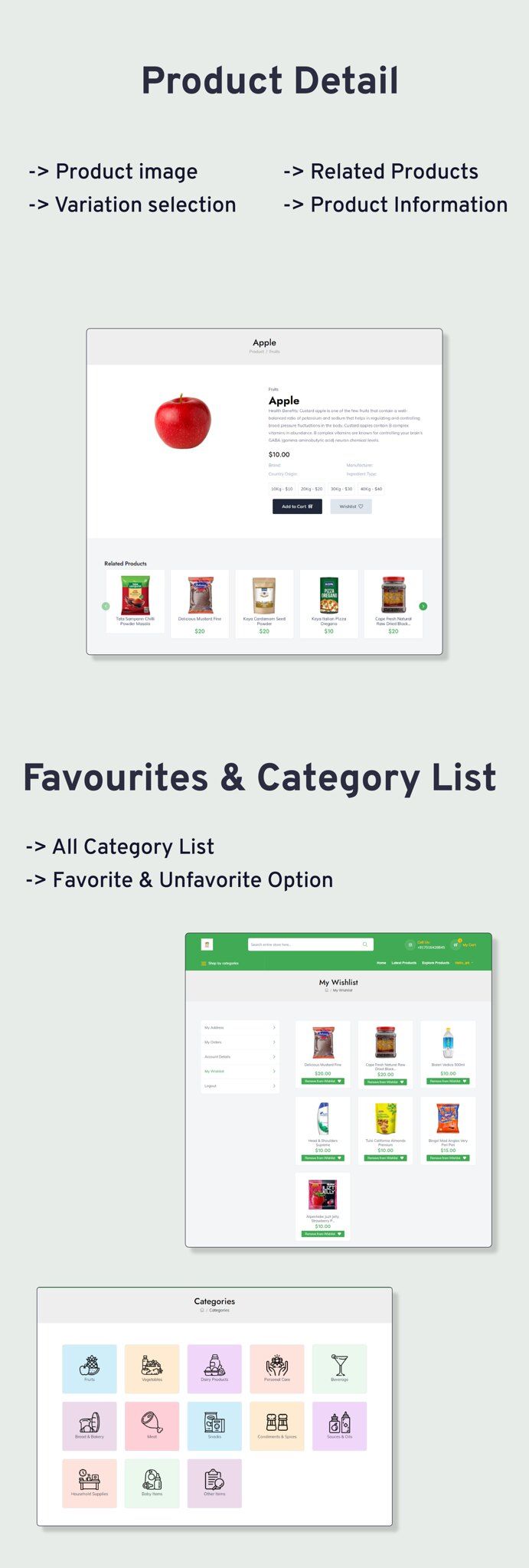 eGrocery - (Grocery, Pharmacy, eCommerce, Store) App - code.market
