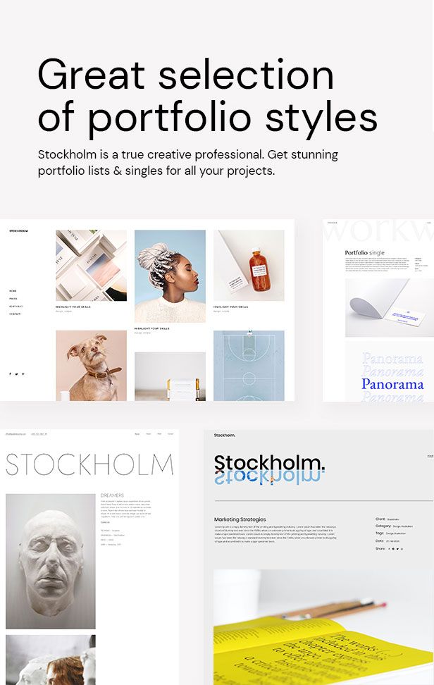 Stockholm - A Genuinely Multi-Concept Theme Wordpress Creative Web - code.market