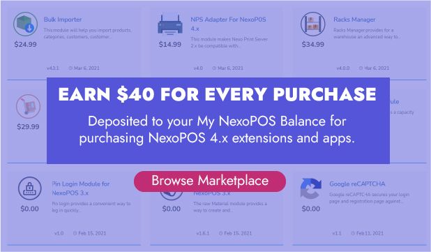 NexoPOS - POS, CRM & Inventory Manager - code.market