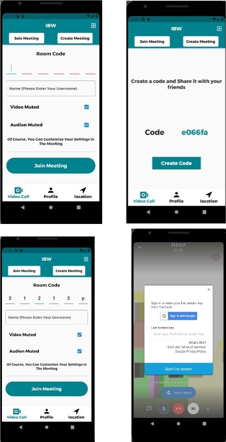 IBW-Meet - Flutter Video Conference And Meeting App - code.market