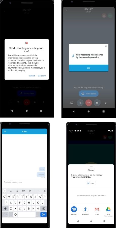 IBW-Meet - Flutter Video Conference And Meeting App - code.market