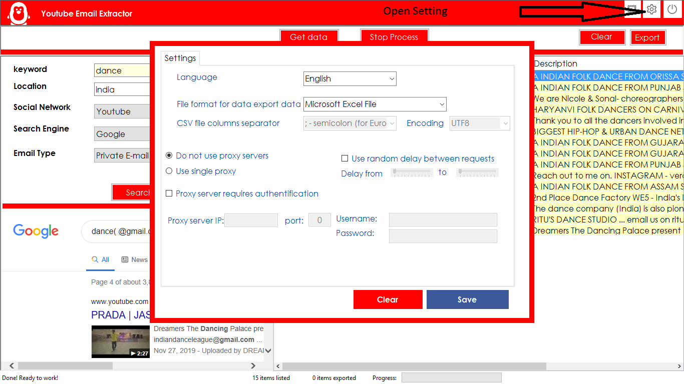 Youtube Email Extractor and scraper - code.market