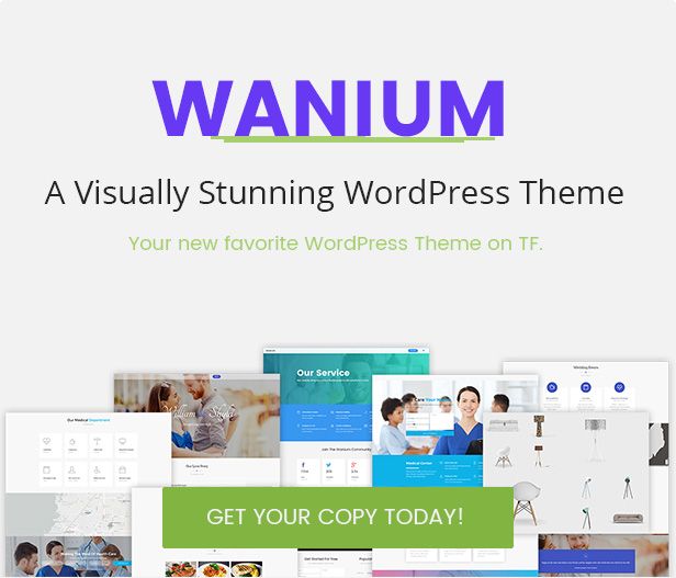 Wanium - A Elegant Multi-Concept Theme Wordpress Creative Ecommerce - code.market