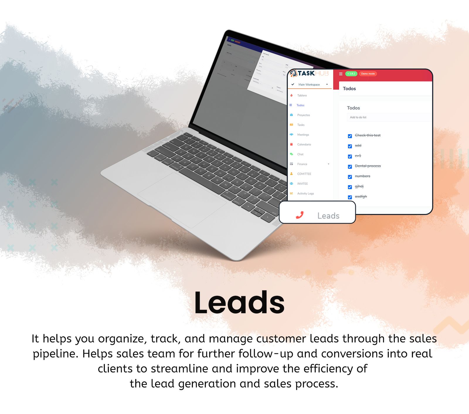 Taskhub SaaS - Project Management Tool, Finance & CRM Tool - code.market