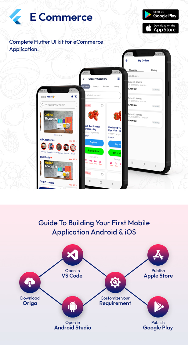 Origa – Flutter Ecommerce App UI Kit - code.market