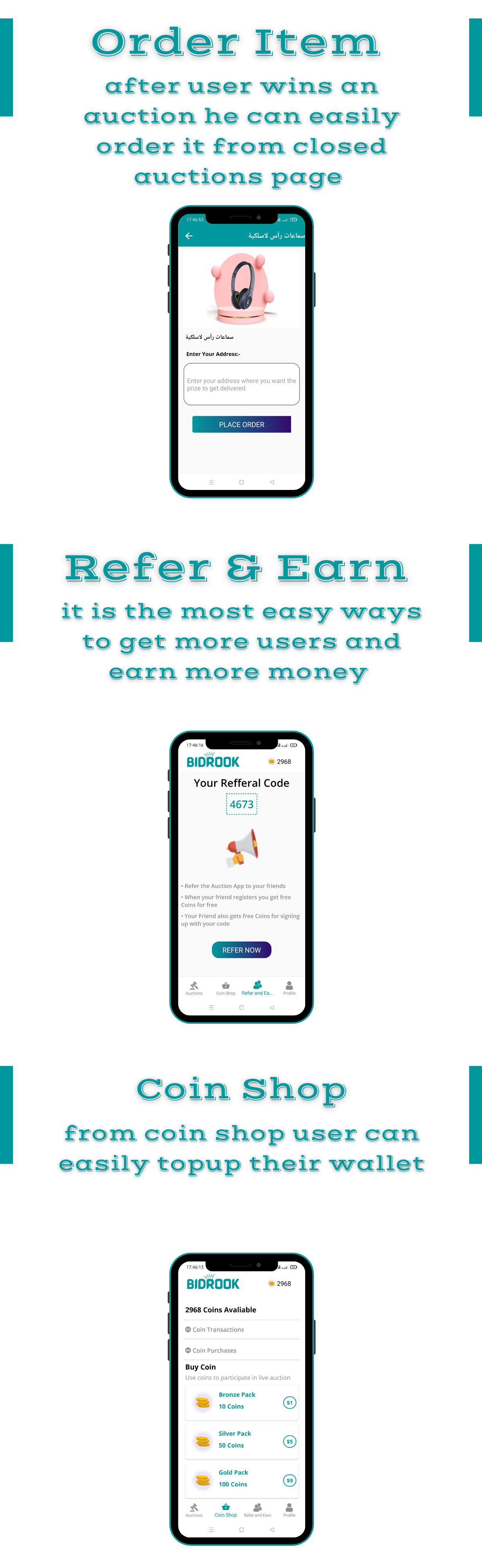 Simple Auction Multivendor App | App + Admin Panel + - code.market