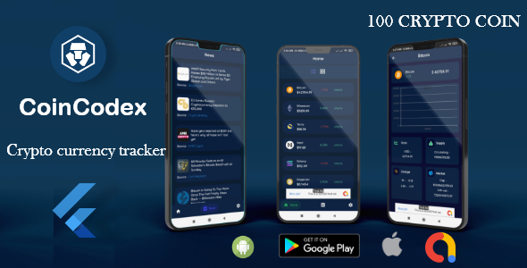 4 in 1 | Flutter bundle App | Crypto tracker, - code.market