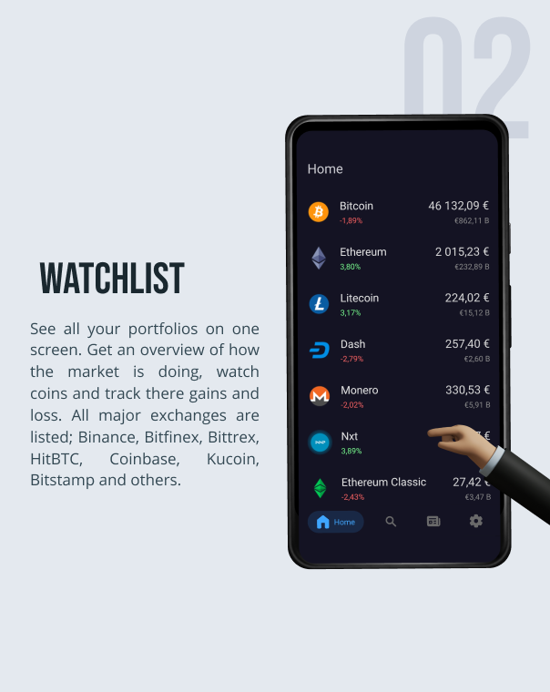 Cryptocurrency Tracker App 2021 - Android Source Code - code.market