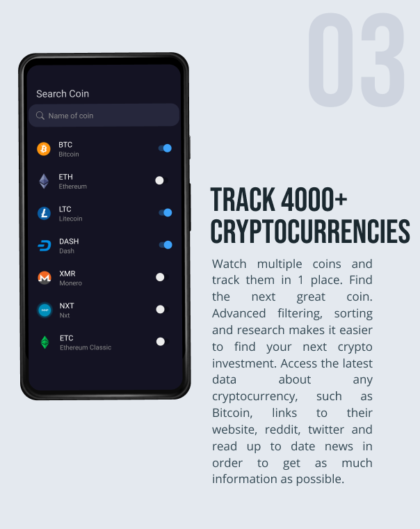 Cryptocurrency Tracker App 2021 - Android Source Code - code.market