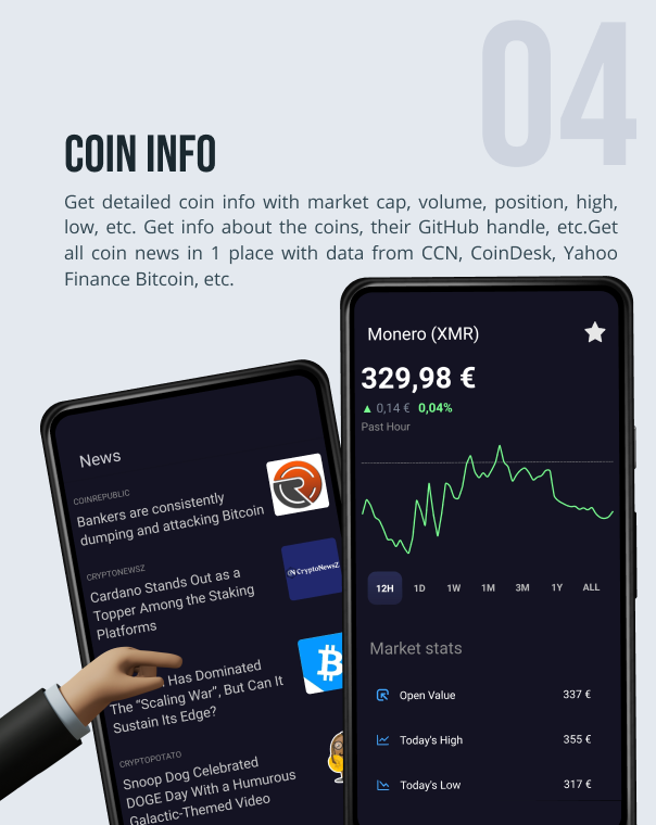 Cryptocurrency Tracker App 2021 - Android Source Code - code.market