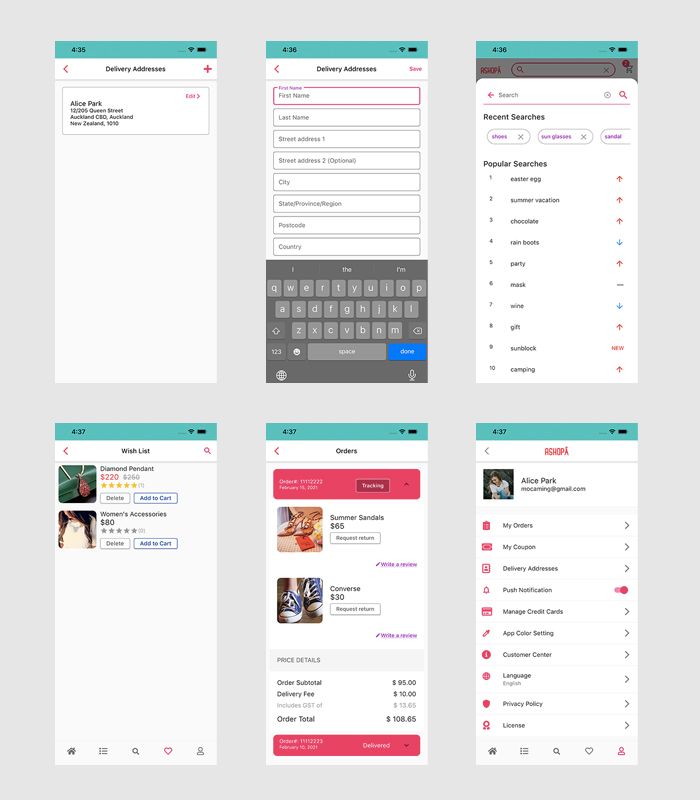 AShop E-Commerce UI KIT - code.market