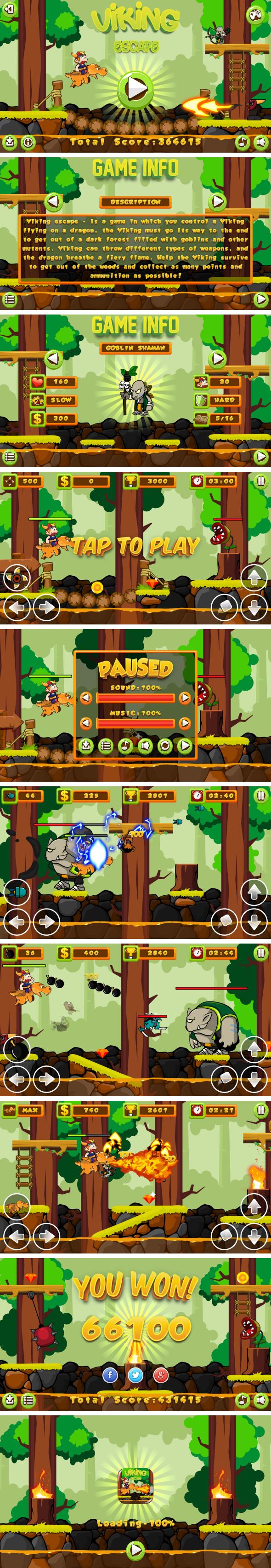 Viking Escape Html5 Game Mobile Versionadmob Codemarket