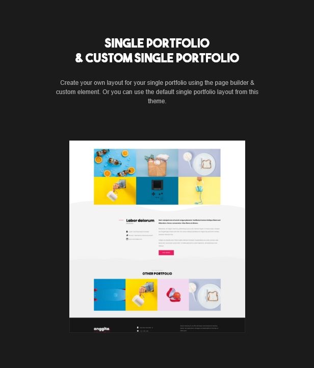 Anggita - One Page Portfolio Theme - code.market