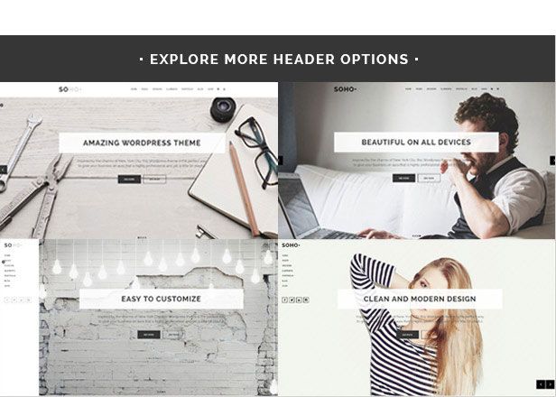 Soho - Clean Multipurpose Theme Wordpress Creative Web - code.market