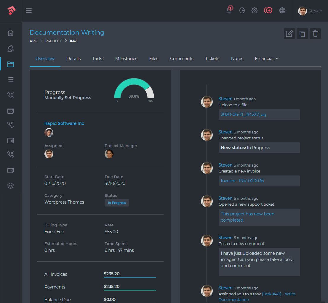 Midnight - Grow CRM Dark Theme - Addon - code.market