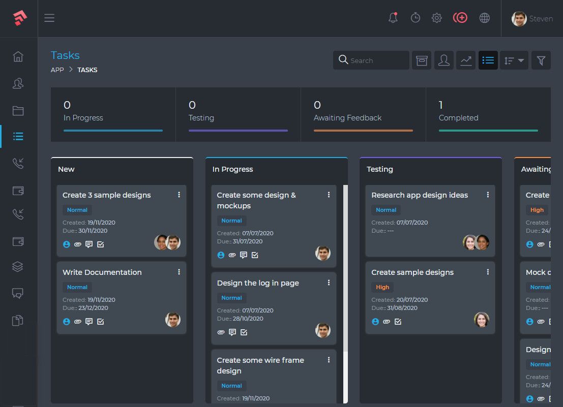 Midnight - Grow CRM Dark Theme - Addon - code.market