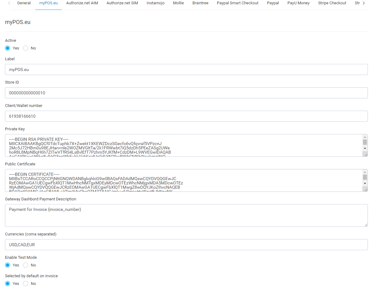 myPOS Payment Gateway for Perfex - code.market
